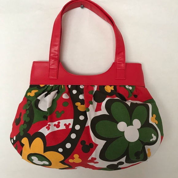 Disney | Bags | Disney Retro Print Satchel | Poshmark
